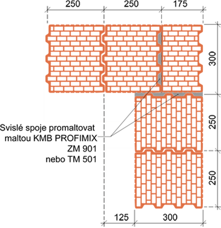 cihla Profiblok 300 P10 Brus P | KM Beta
