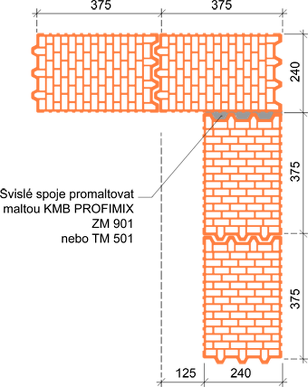 cihla Profiblok 240 P15 Brus P | KM Beta