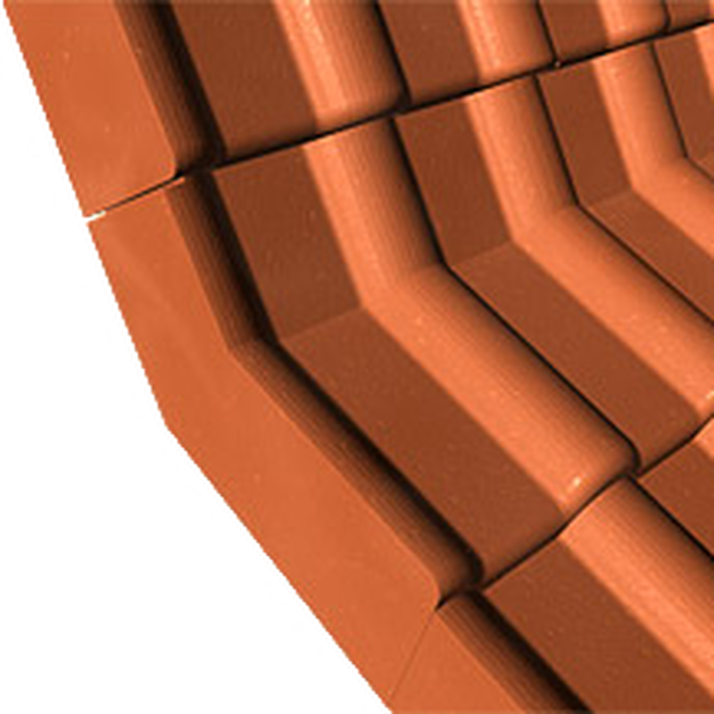 Beta Prima střešní taška základní cihlová | KM Beta