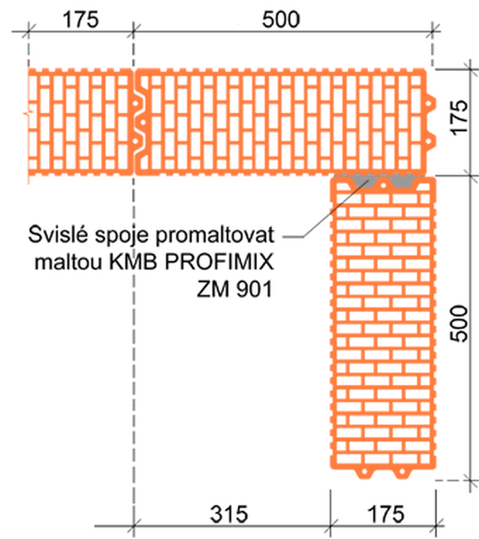 cihla Profiblok 175 P10 Brus P | KM Beta